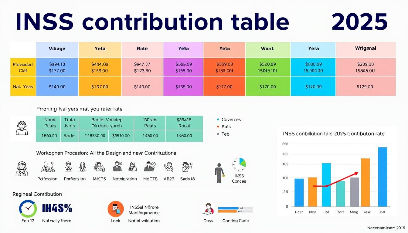 Tabela INSS 2025: Conheça as Taxas de Contribuição do INSS